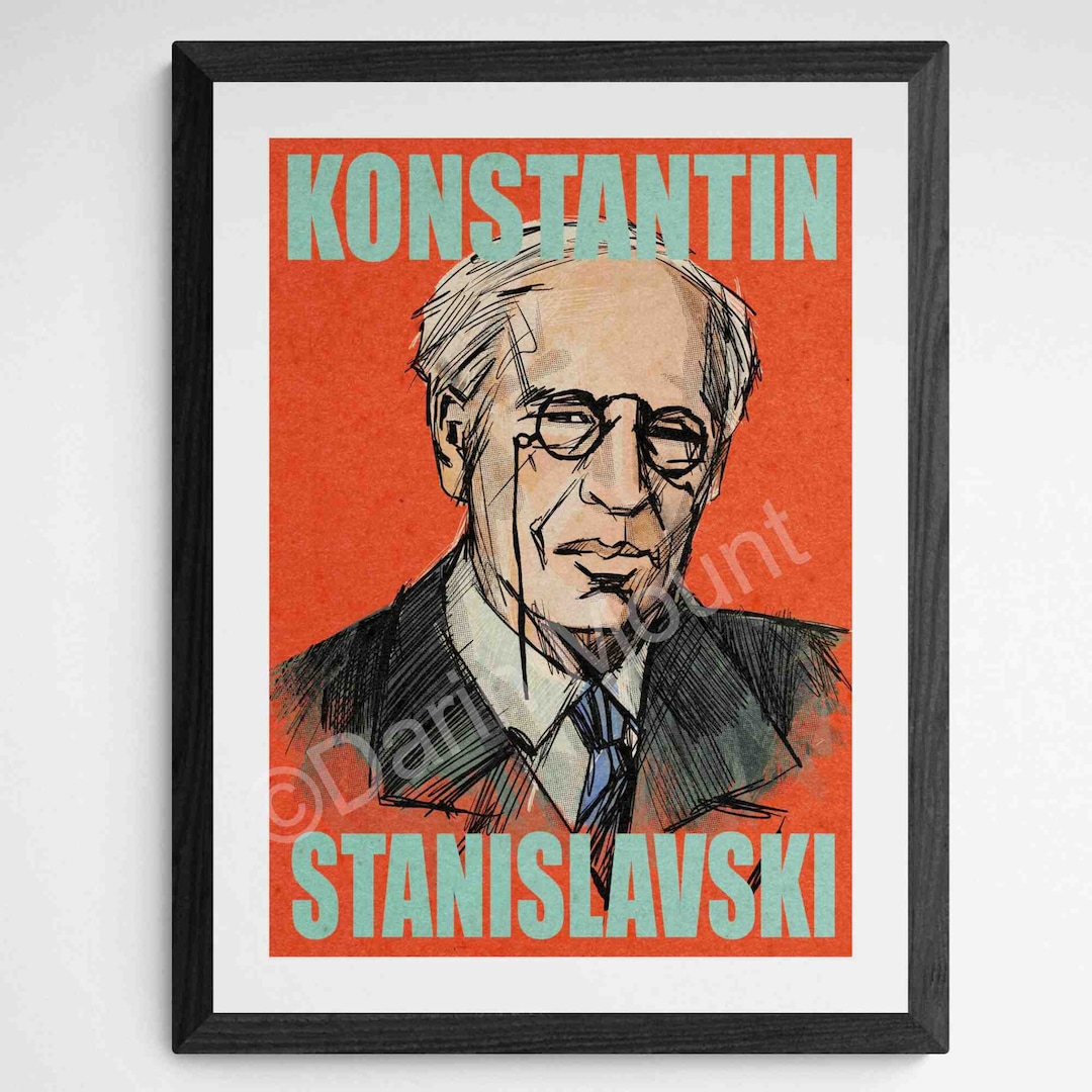 KONSTANTIN STANISLAVSKI Print, Typography Print, Stanislavski Quotes ...