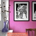 SOCRATES Large Scale Original Ink Drawing, Black and White Artwork ...