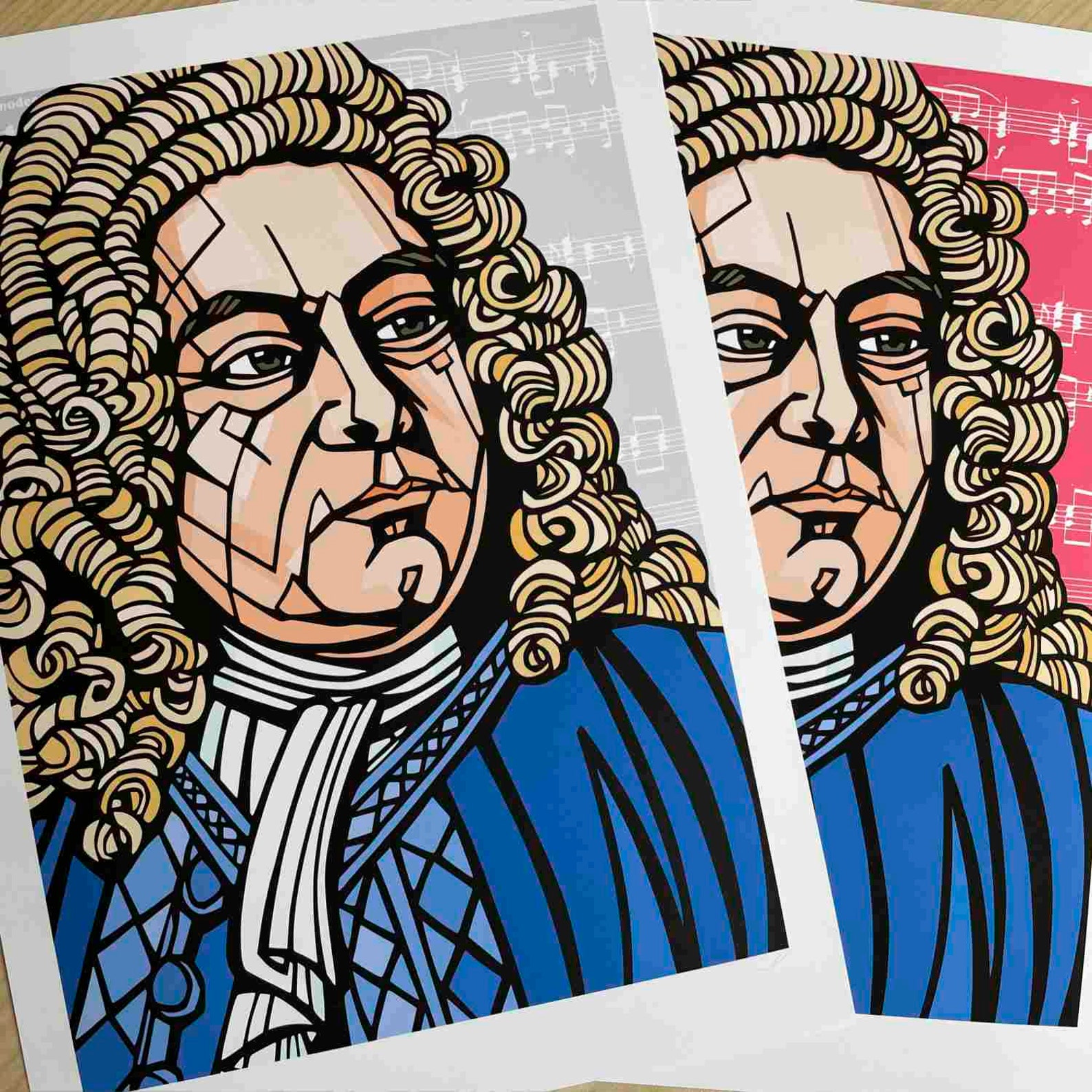 GEORGE FRIDERIC HANDEL Art Print Classical Composer Home - Etsy