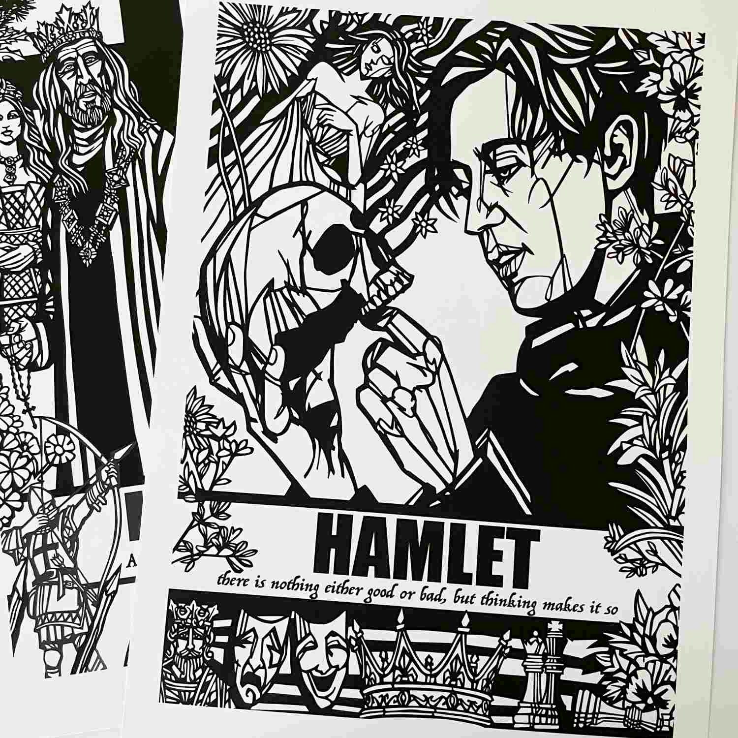 Hamlet Movie Drawing