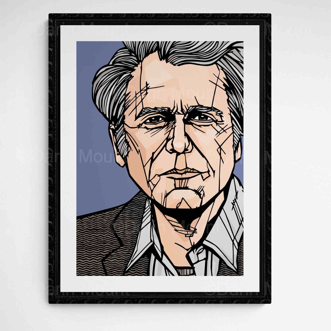DON DELILLO Personalised Art Print, Option to Add Favourite Quote ...