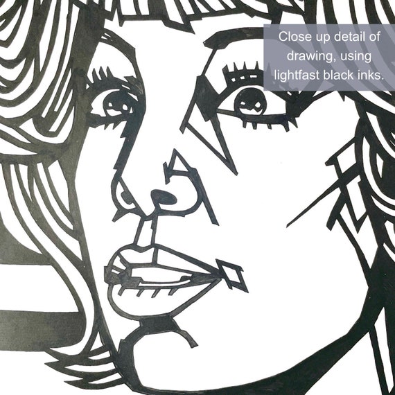 Grease Frenchy Drawing