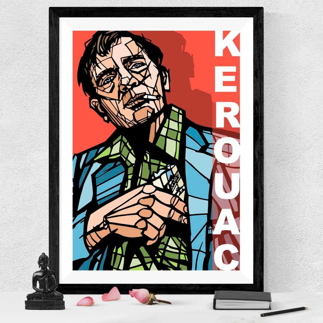 Jack Kerouac Art Print, Typography Print, the Beat Generation Poetry ...