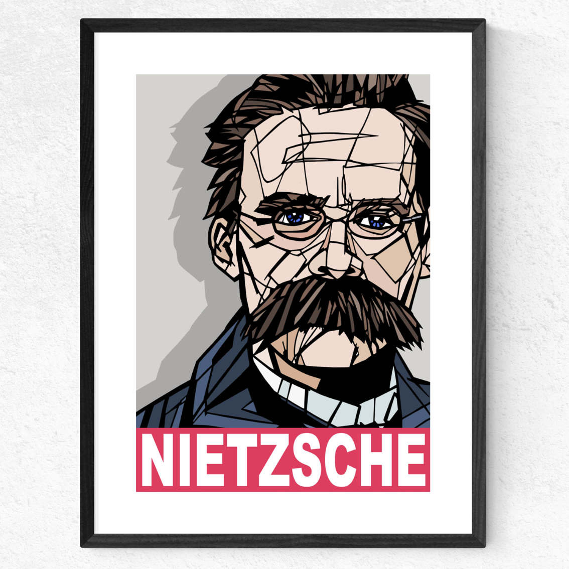 Friedrich Nietzsche Art Print Typography Print Literary - Etsy UK