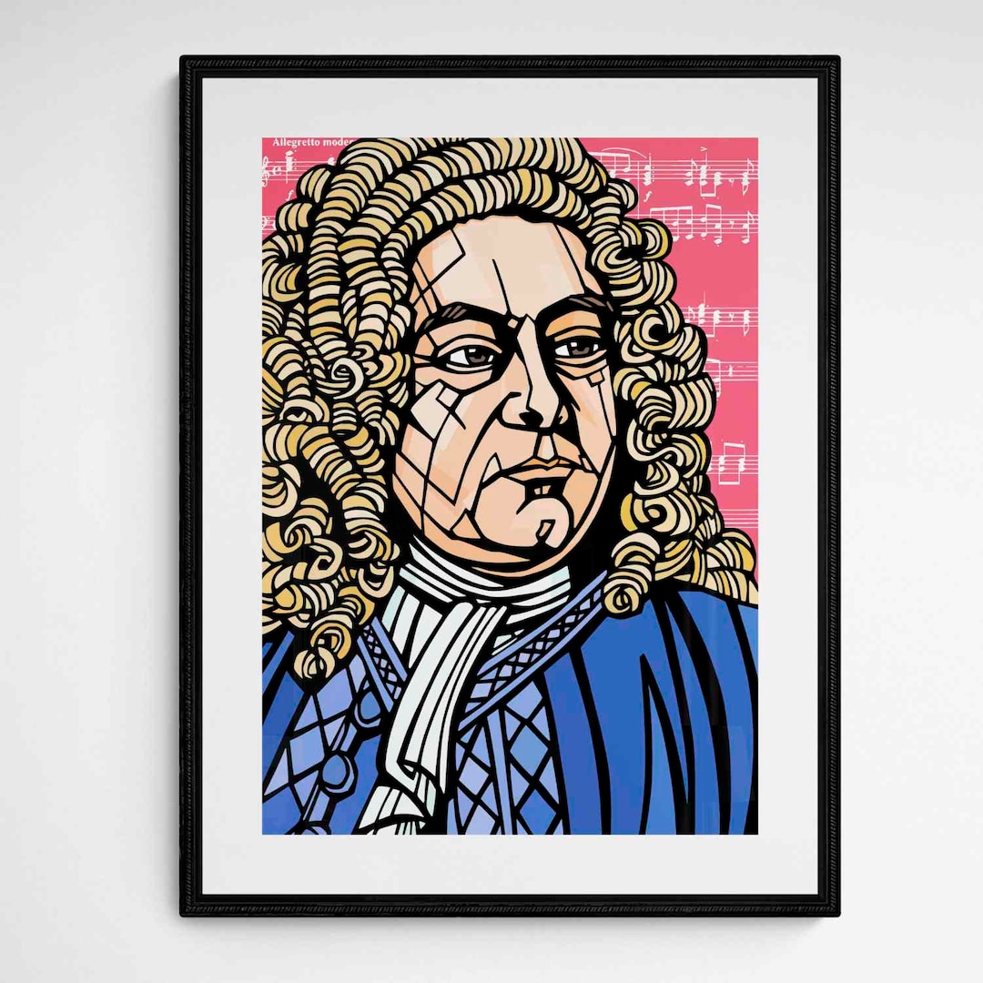GEORGE FRIDERIC HANDEL Art Print, Classical Composer Home Decor ...