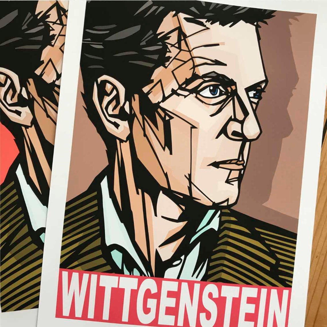Ludwig Wittgenstein Art Print Typography Print Famous | Etsy