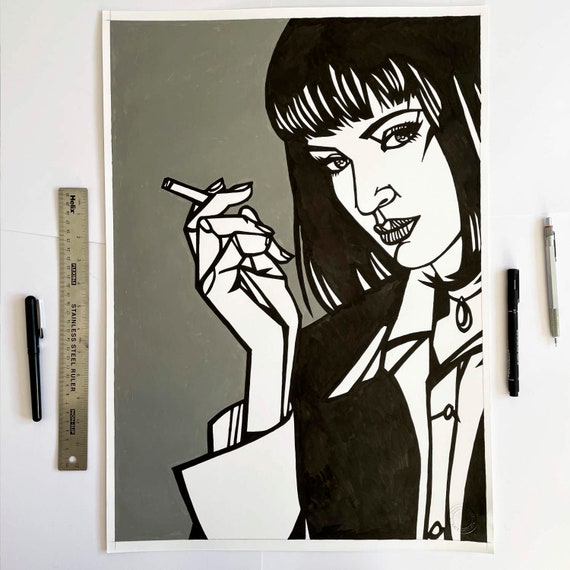Pulp Fiction Drawing