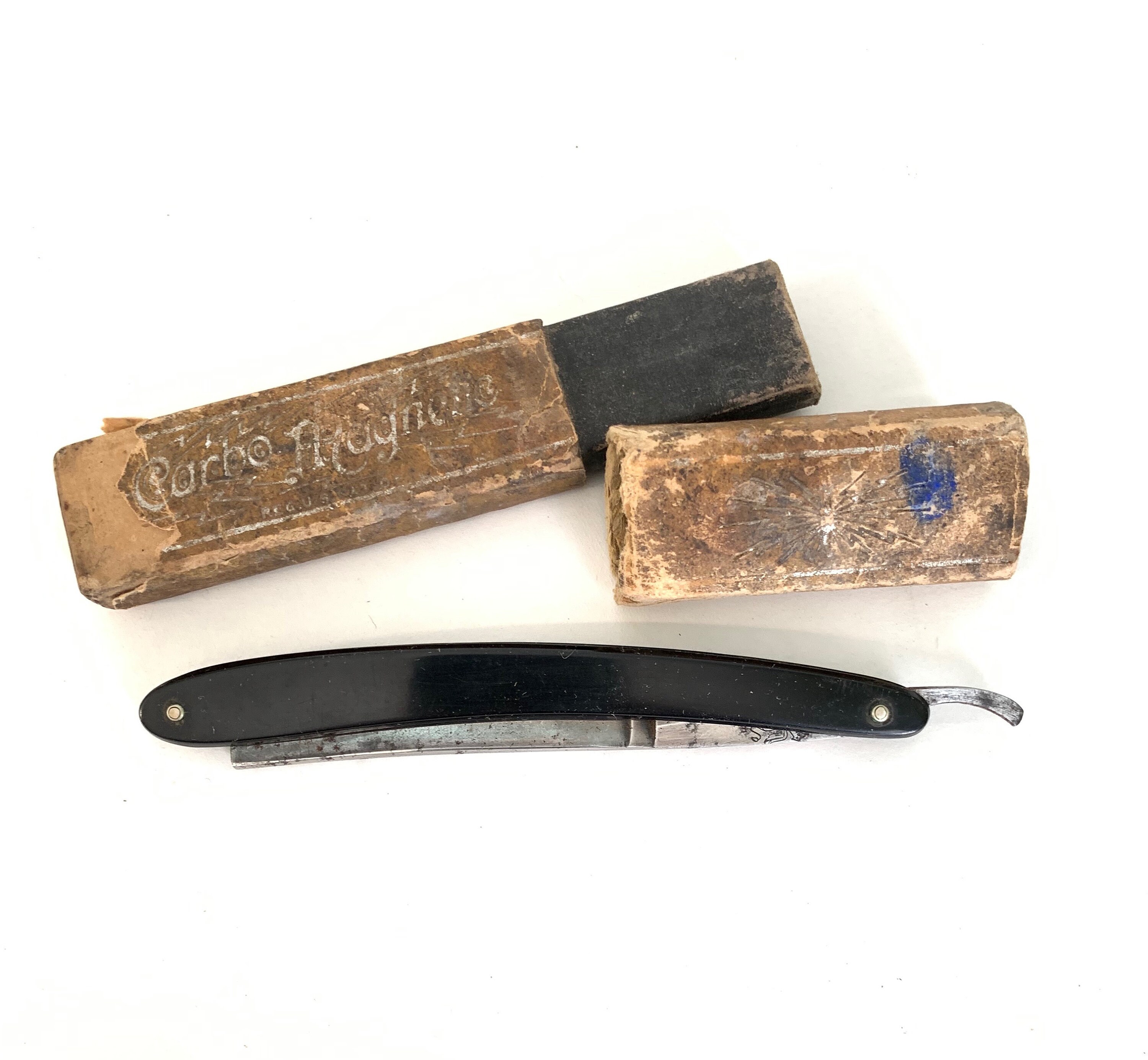Vintage Griffin Carbo Magnetic Straight Razor - Etsy