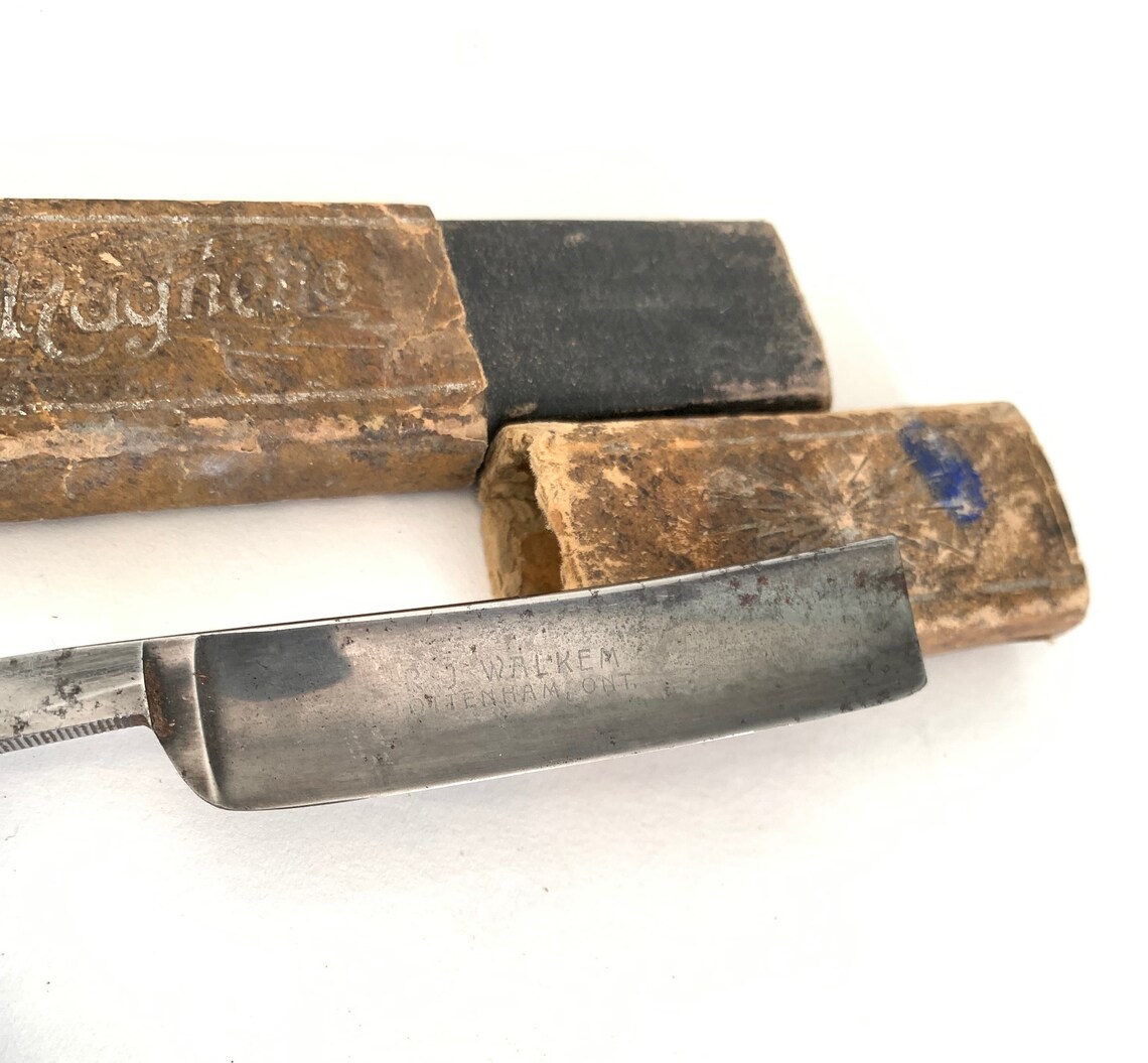 Vintage Griffin Carbo Magnetic Straight Razor - Etsy