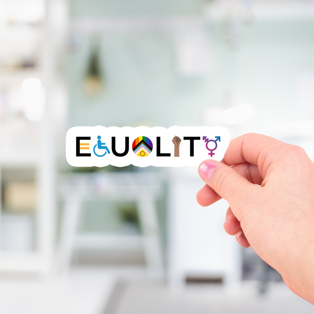 Inclusive Equality Pride Sticker: LGBTQ+, Trans, Neurodiversity ...