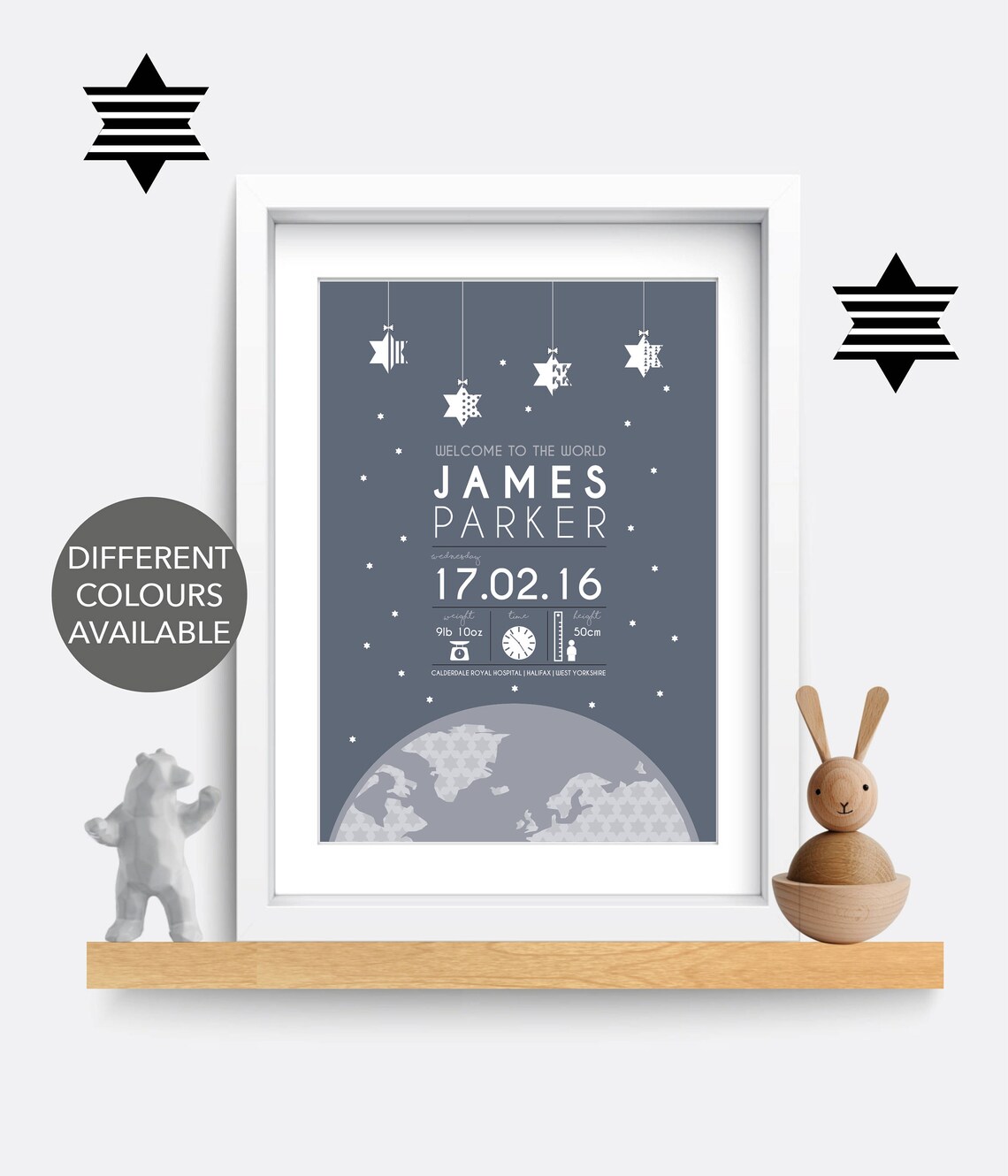 Birth print. Birth details print. Birth poster. Baby name | Etsy