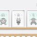 Set of 3 Nursery Prints, Be Brave Be Kind Be You Print, Safari Animal ...
