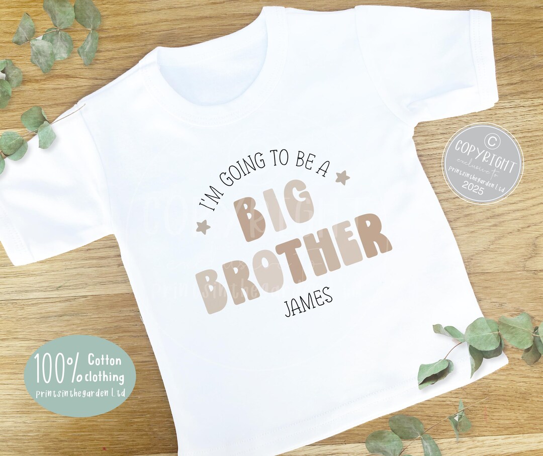 Big Brother T-shirt, Big Brother Top, Pregnancy Announcement, Big Bro ...