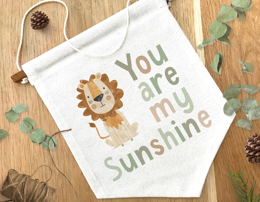 You Are My Sunshine Pennant Flag: Boho Nursery Decor - Etsy