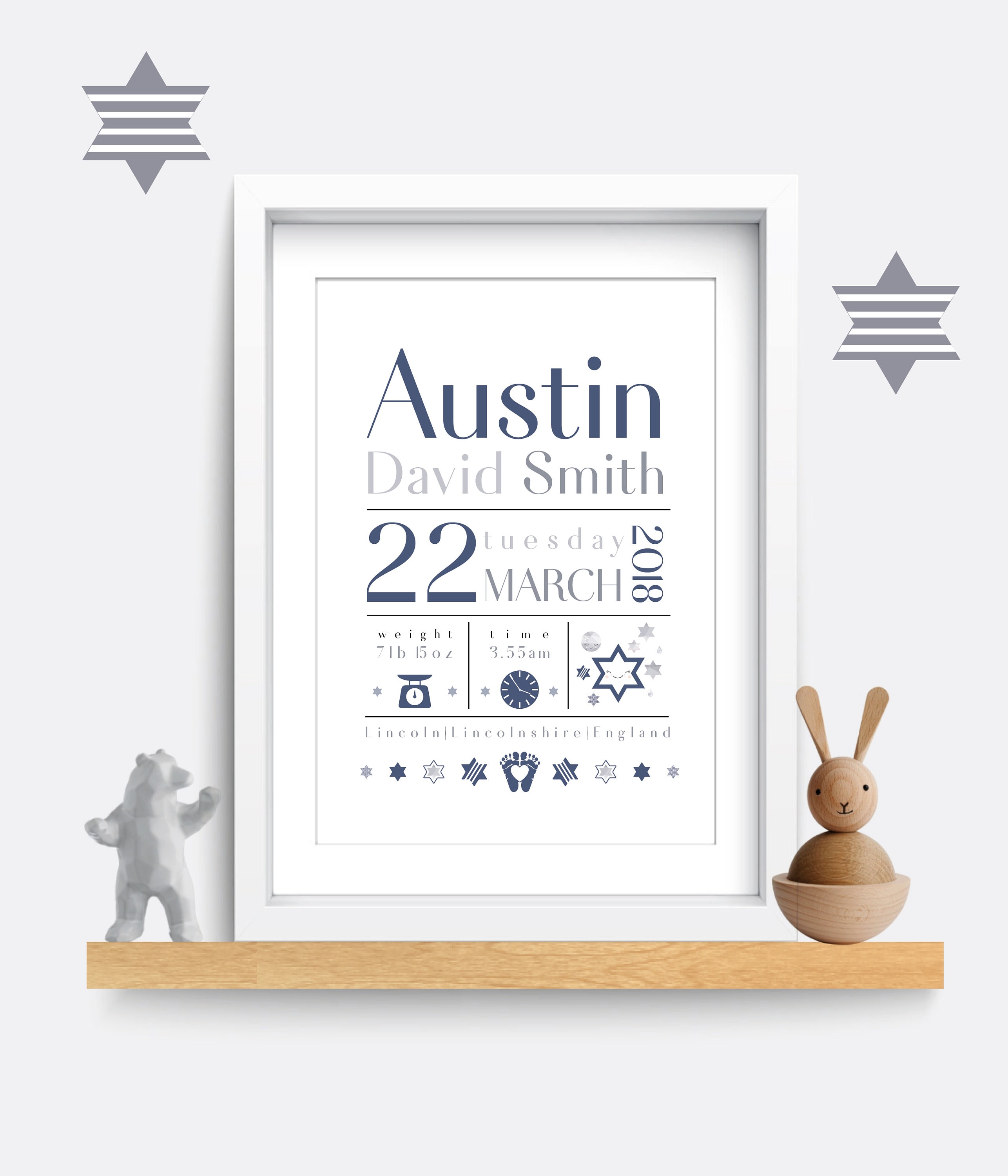 Birth Print. Birth Details Print. Birth Poster. Baby Name | Etsy