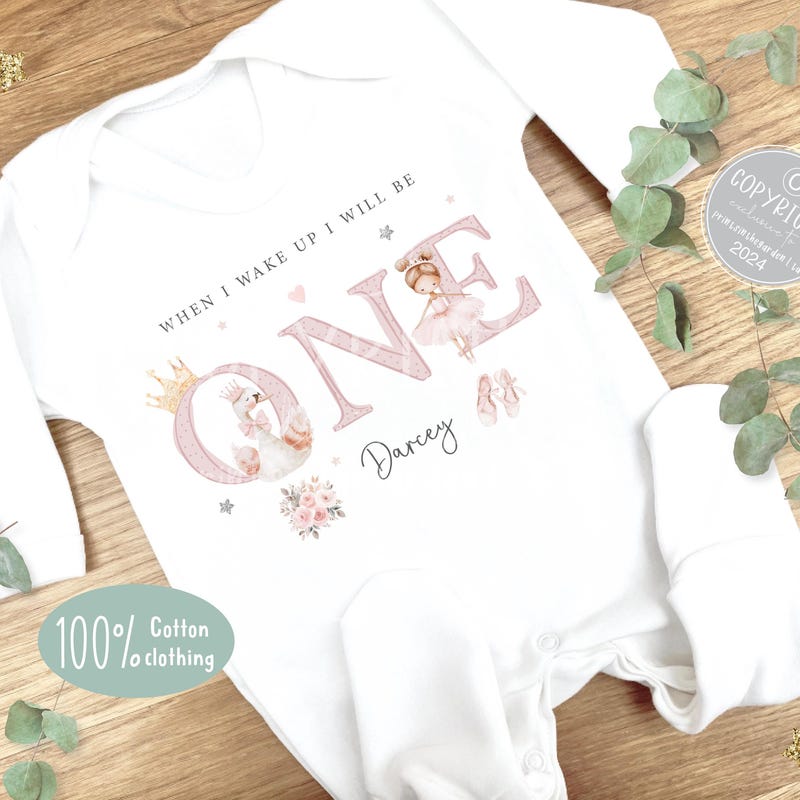 When I Wake up I Will Be 1 Pajamas - Etsy UK