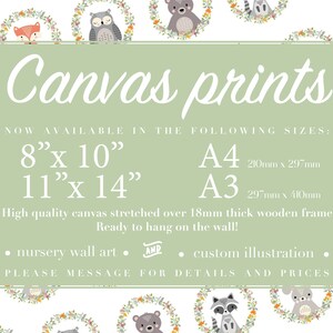 Woodland Nursery Wall Art, Set of 6 Animal Prints, Be Brave Be Kind ...