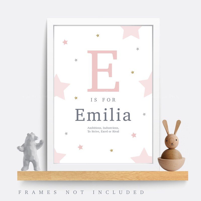 Baby Name Art - Etsy