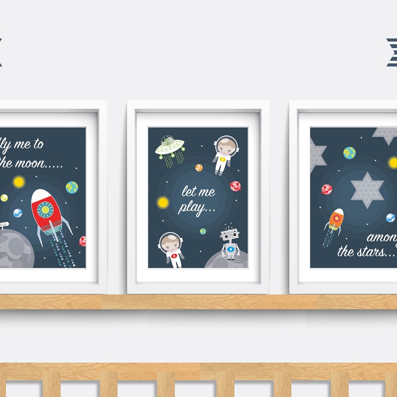 Space Theme Nursery - Etsy