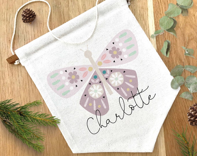 Personalised Rainbow Pennant Flag, Boho Nursery Decor, Bedroom Decor ...