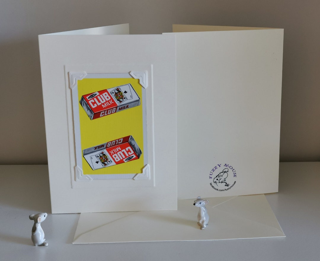 Jacob's Club Biscuit - Handmade Greetings/birthday Card. Genuine ...