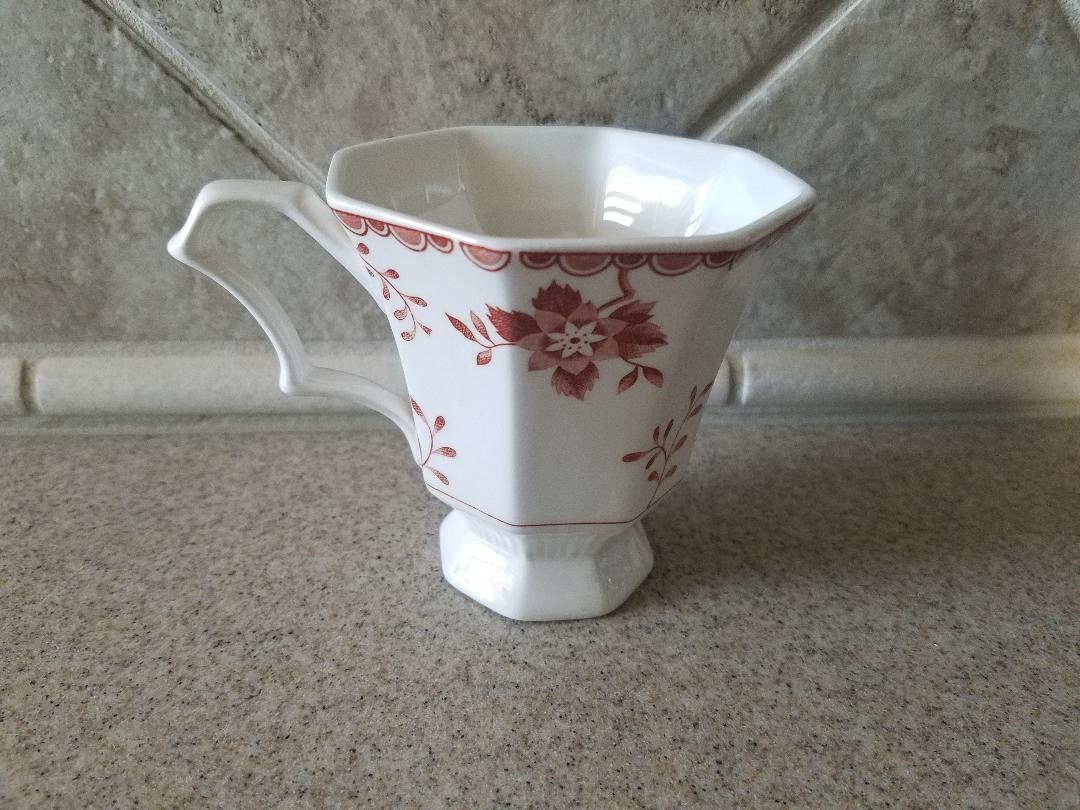 Independence Ironstone China Tea Cup Coffee Cup Red and White ...