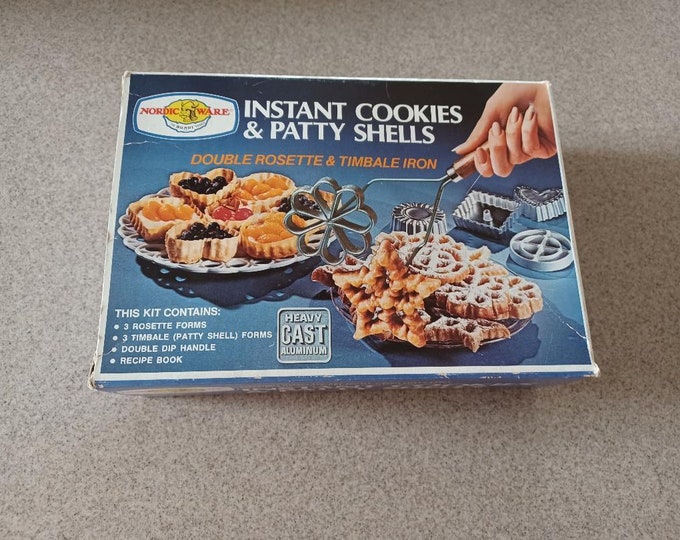 Instant Cookies & Patty Shells Rosettes Swedish, Timbale Iron, Cooking ...