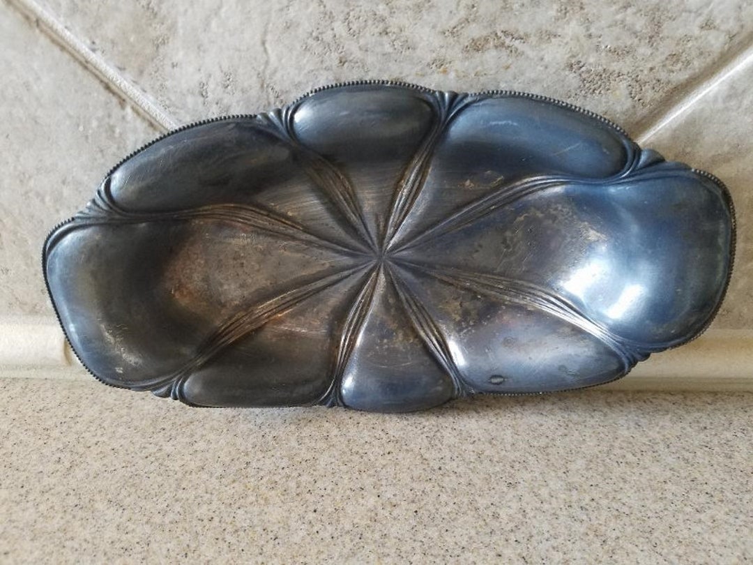 Pairpoint Silverplate Tray Flower Petal Tray Quadruple - Etsy