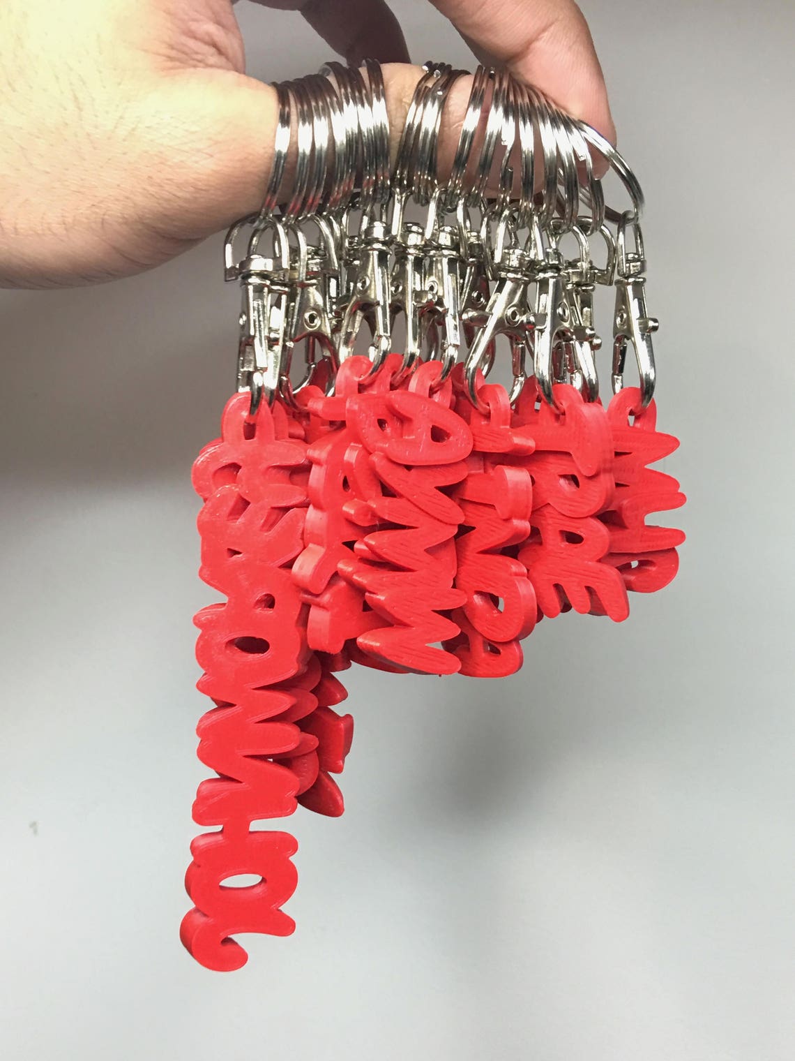 Personalised Keychains - Awesome Gifts - 3D Printed - Keyring ...