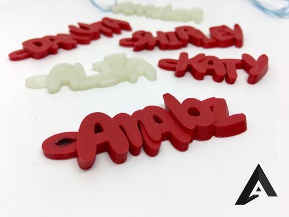 Personalised Keychains Awesome Gifts 3D Printed Keyring | Etsy UK