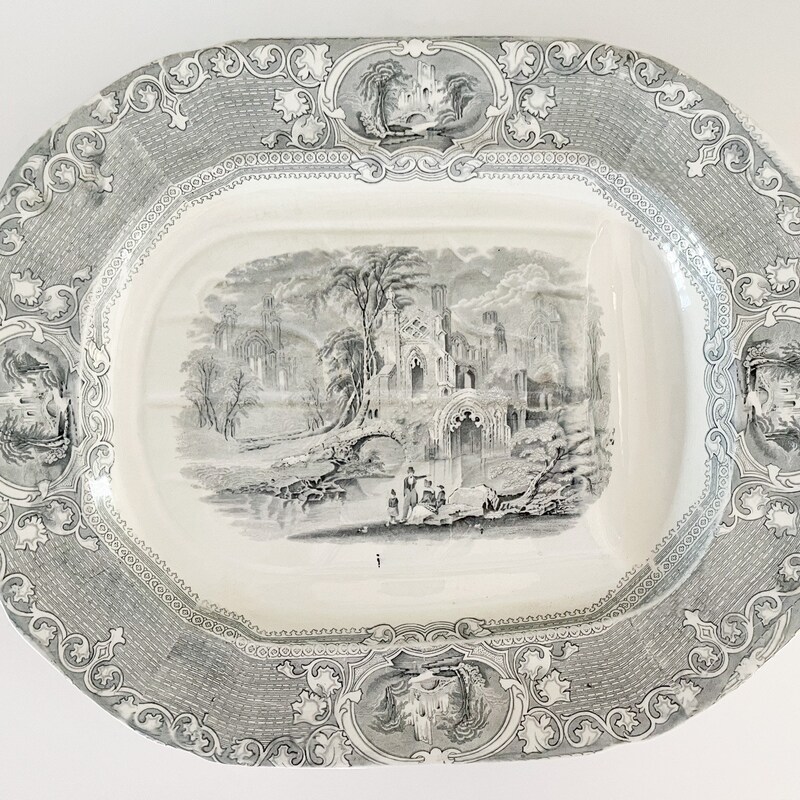 Transferware Platter - Etsy