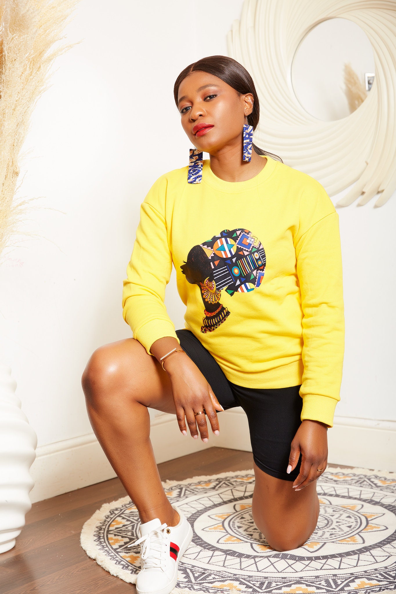 Ijele African Print Inspired Sweatshirt - Etsy