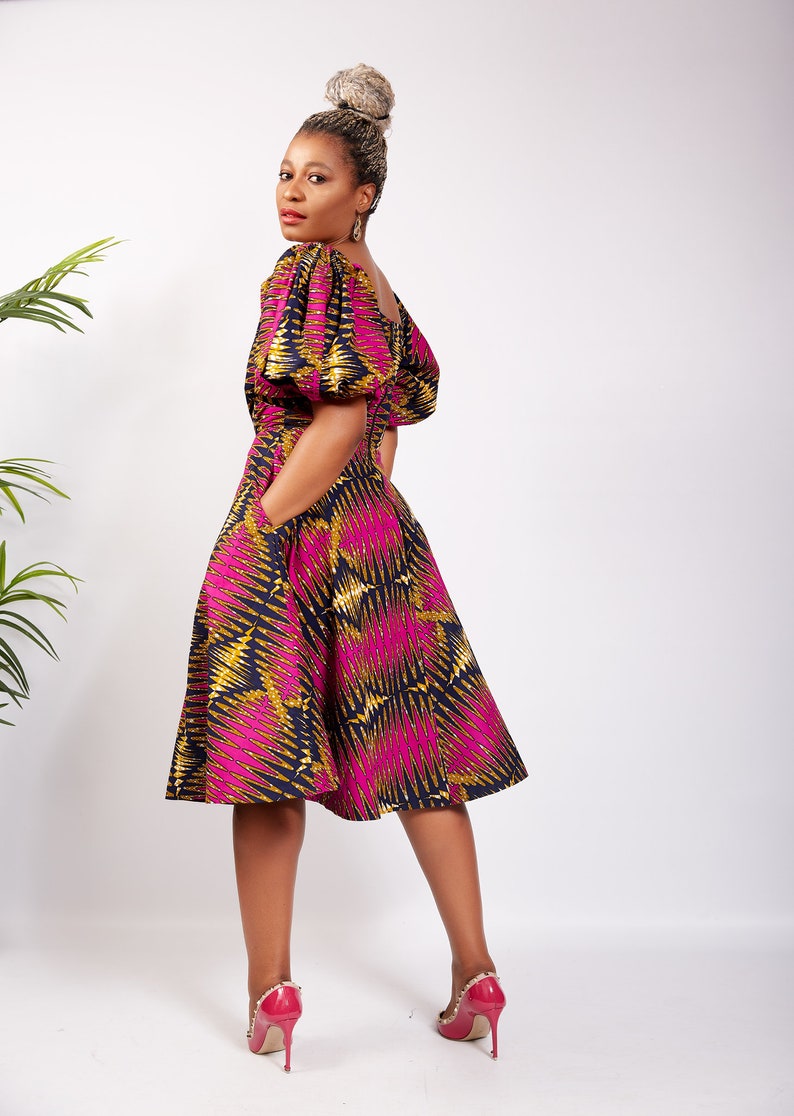 New in Handmade African Clothing African Print Ankara off Shoulder ...