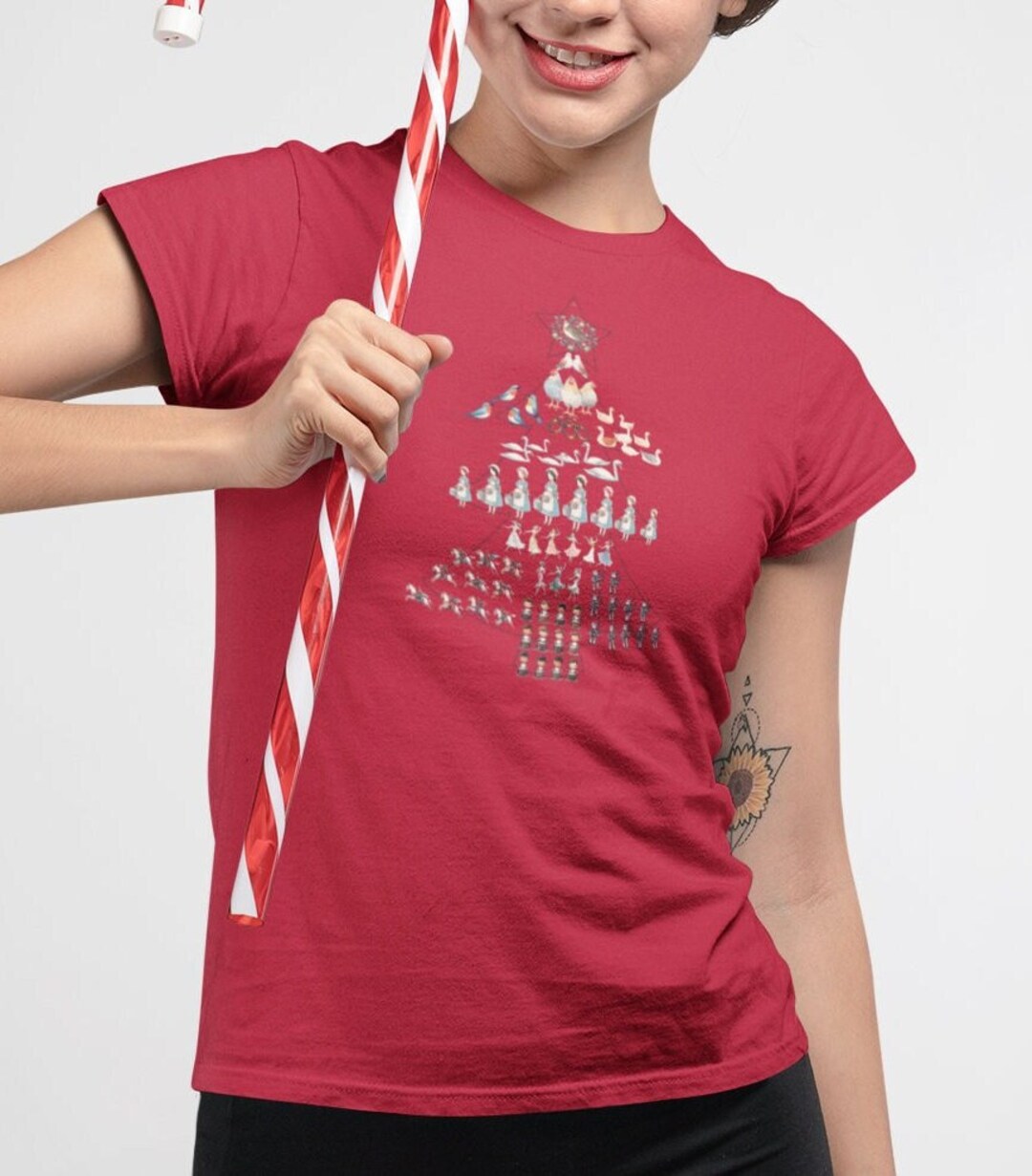 Christmas Apparel -twelve Days of Christmas T-shirt/sweatshirt ...