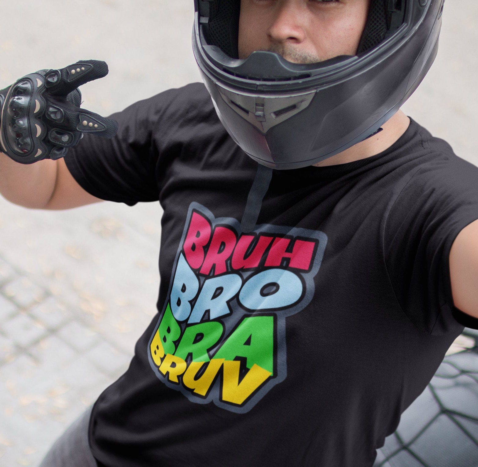 Embrace the Worldwide Trend With the Wavy Bro Tee Bold Graphic Wavy ...