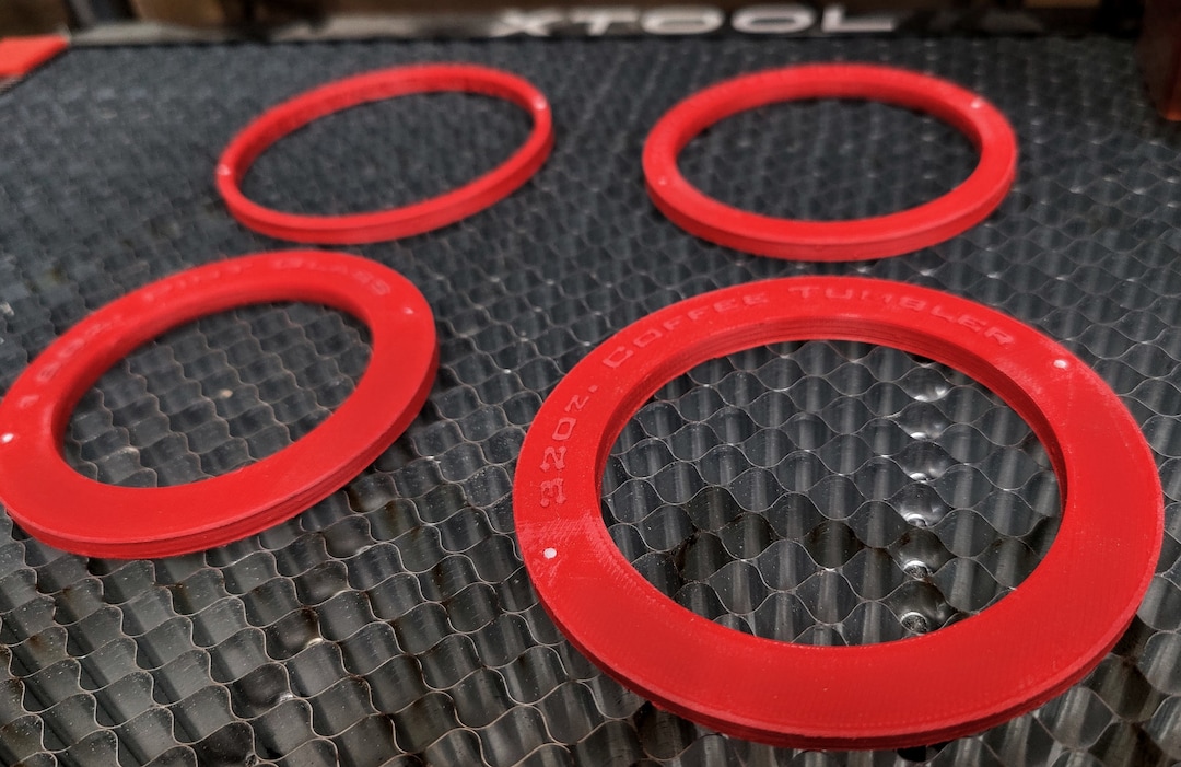 Digital Download-rotary Engraving Shim Ring Set for X-tool Rotary Tool ...