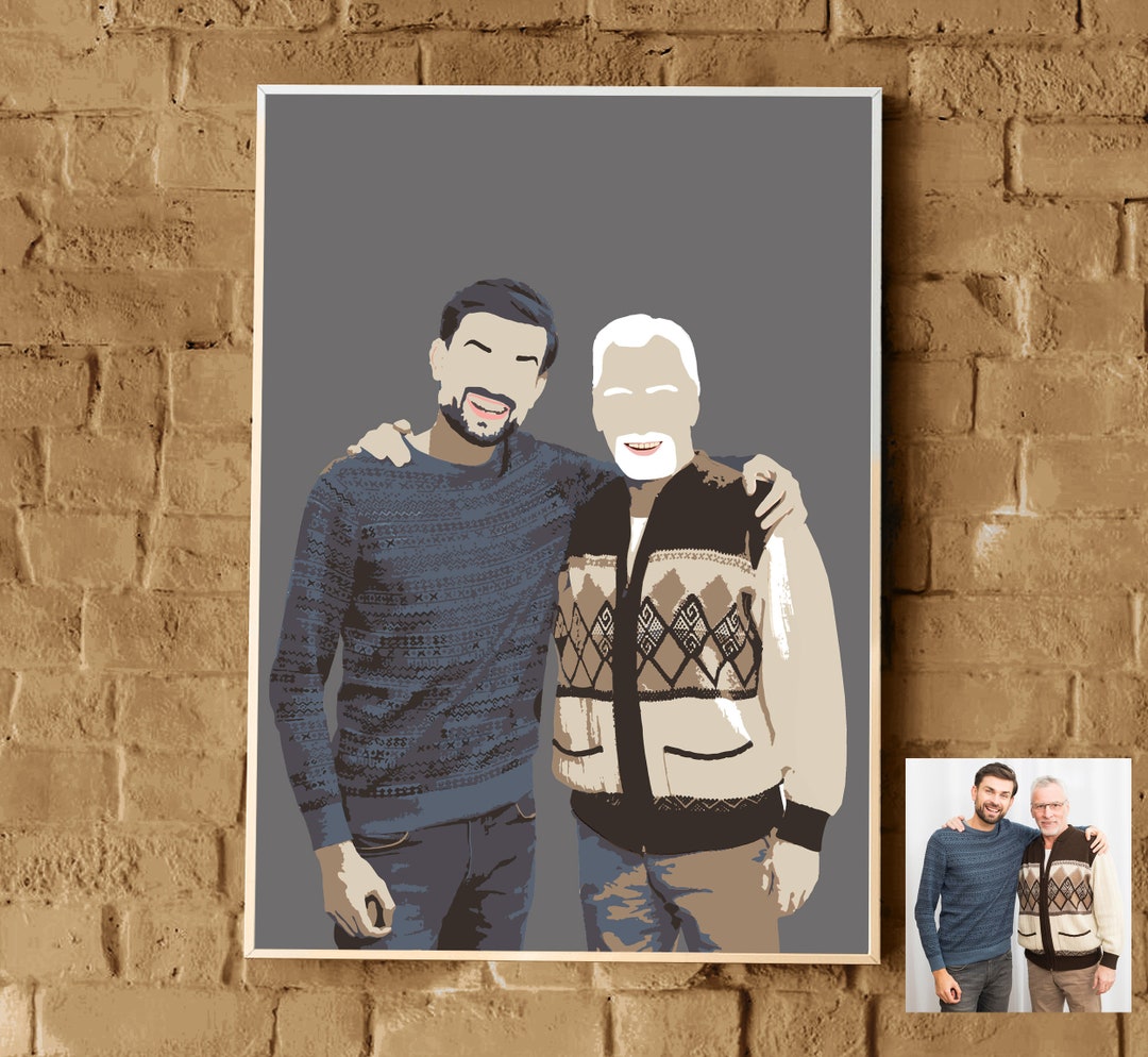 Custom Faceless Portrait Personalized Digital Art for Profile Pictures ...