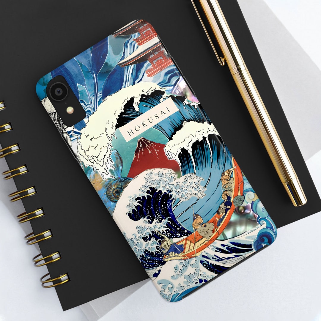 Hokusai iPhone Case Japanese Art Great Wave Aesthetic Trendy Anime ...