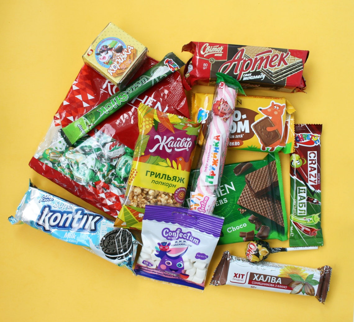 Mystery food box from Ukraine food from around the world | Etsy