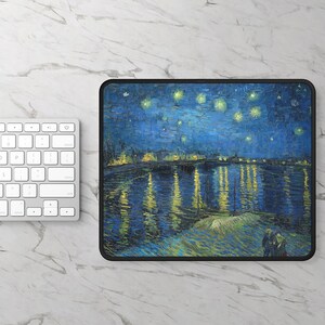 Cute Desk Pad With Vincent Van Gogh Print Keyboard Mat for - Etsy