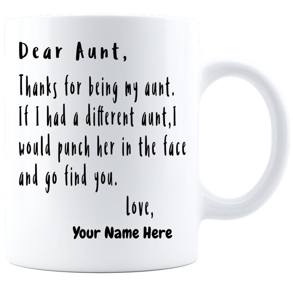 Dear Aunt - Etsy