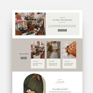 Clementine Wordpress Theme for Lifestyle Bloggers, Fashion Bloggers, Travel Bloggers ...