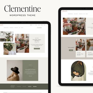 Clementine Wordpress Theme for Lifestyle Bloggers, Fashion Bloggers, Travel Bloggers ...