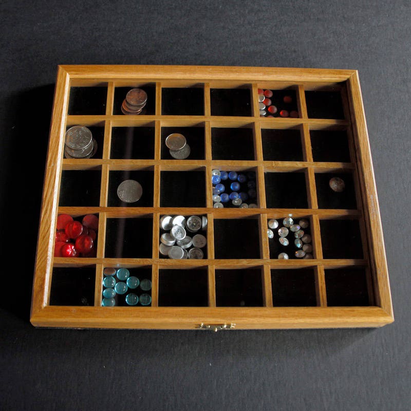 Shadow Box for Coins - Etsy