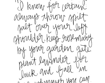 Practical magic sign | Etsy