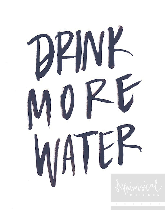 Drink Water Poster