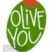 Olive You Illustration Wall Art Printable Instant Download Home Decor ...