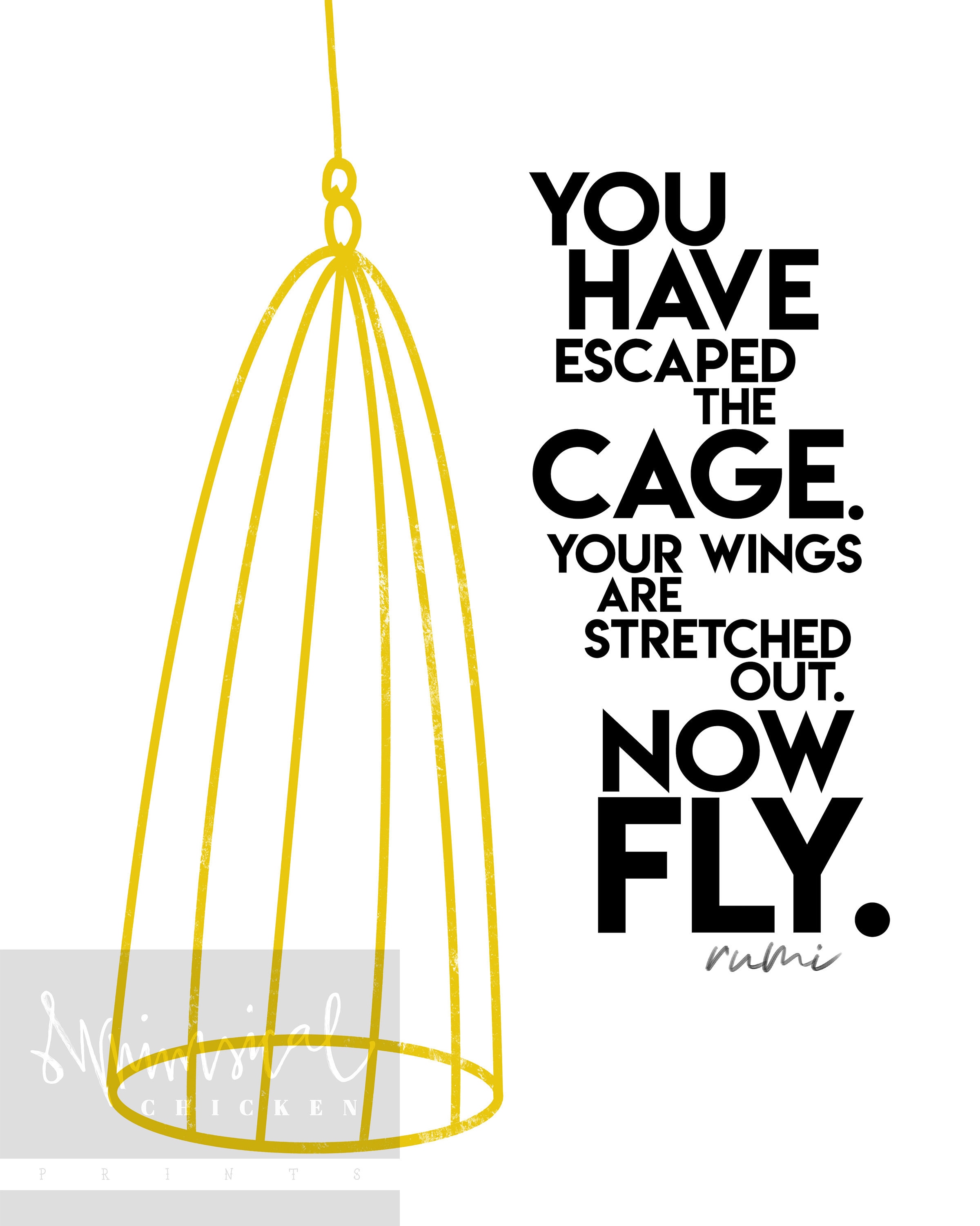 Cage York Quotes You Have Escaped The Cage. Your Wings Are Stretched
