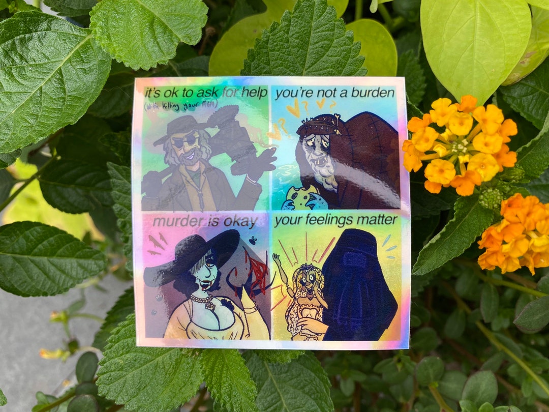 Holographic Four Lords Sticker - Etsy