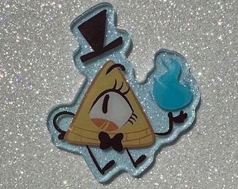 DEMONIC TRIANGLE GUY : Gravity Falls Bill Cipher Ruffle Heart Tote Bag ...